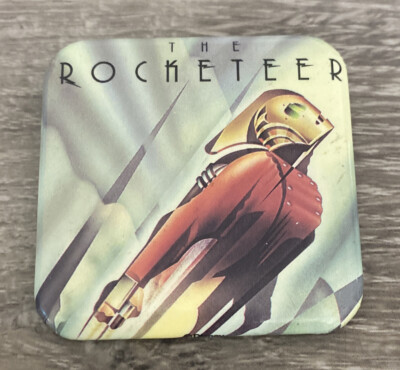 Disney The Rocketeer 1991 2”x2” Pin Back Button | eBay