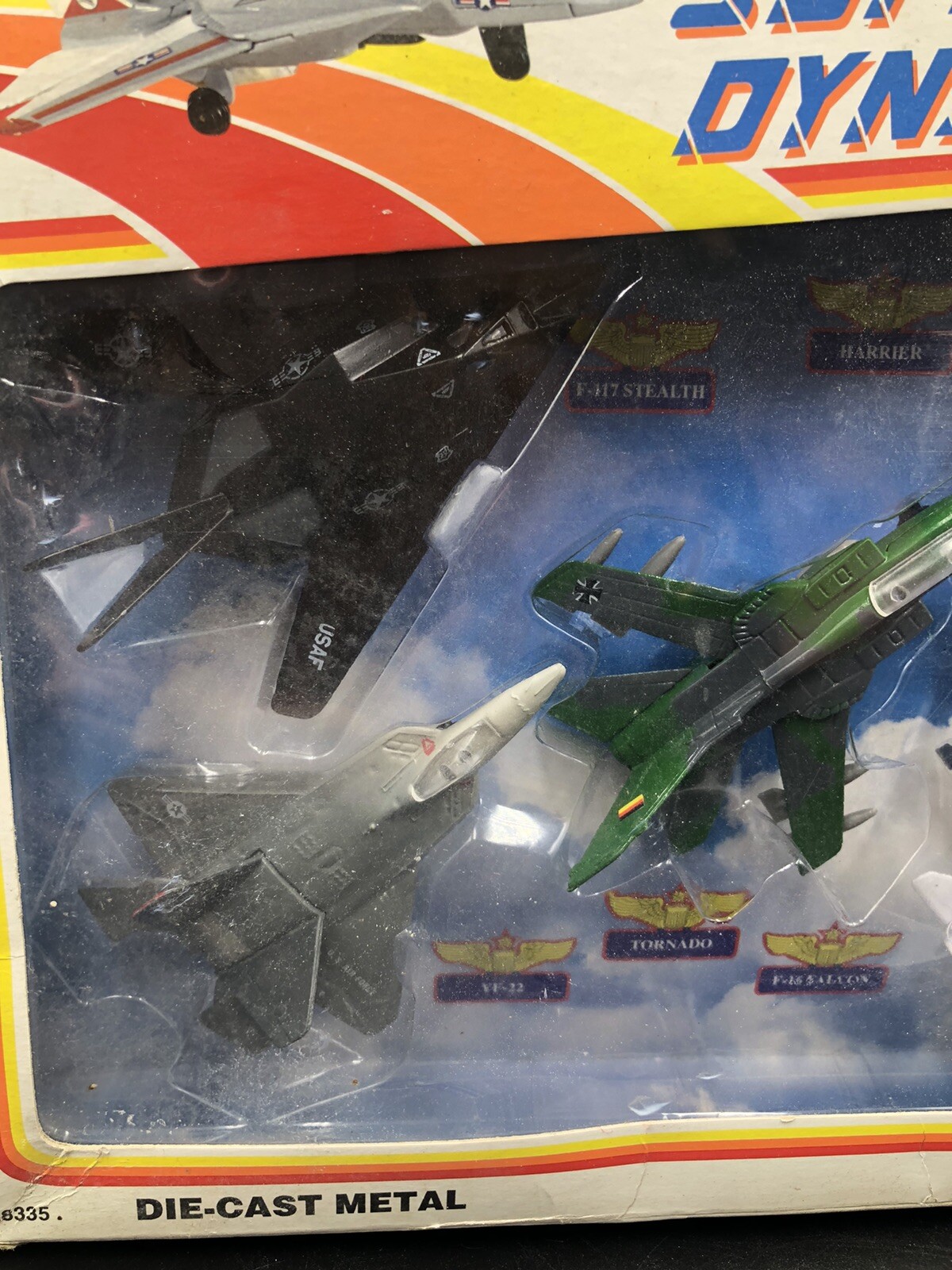 Vtg 1995 ZYLMEX Super Dyna Flites 5 Piece Diecast Metal Military ...