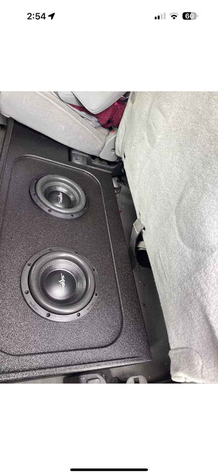 Ported 2X10" Subwoofer Sub Box Enclosure for 07-18 Toyota Tundra Ext ...