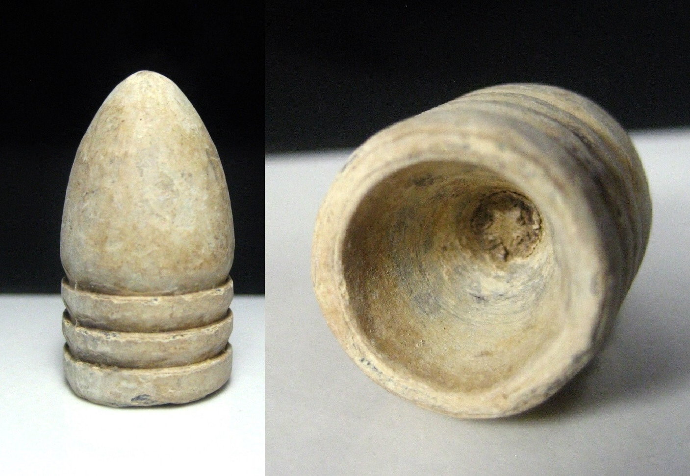 Gettysburg Civil War Relic 1st Day Star Base Bullet Herr's Ridge Dug ...