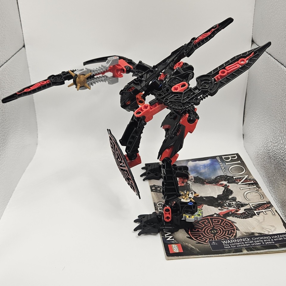 Lego Bionicle Glatorian Skrall: 8978 Complete with Instructions Retired ...