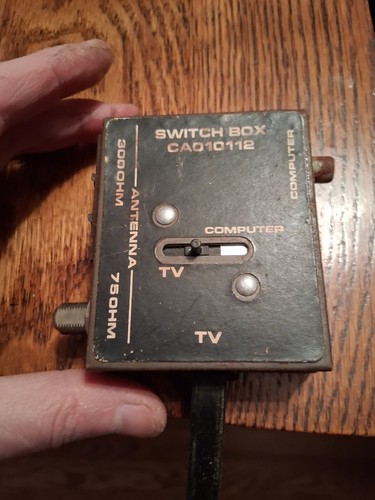 Atari 2600 Coleco Vintage TV/Game/Computer RF Switch Box Adapter | eBay