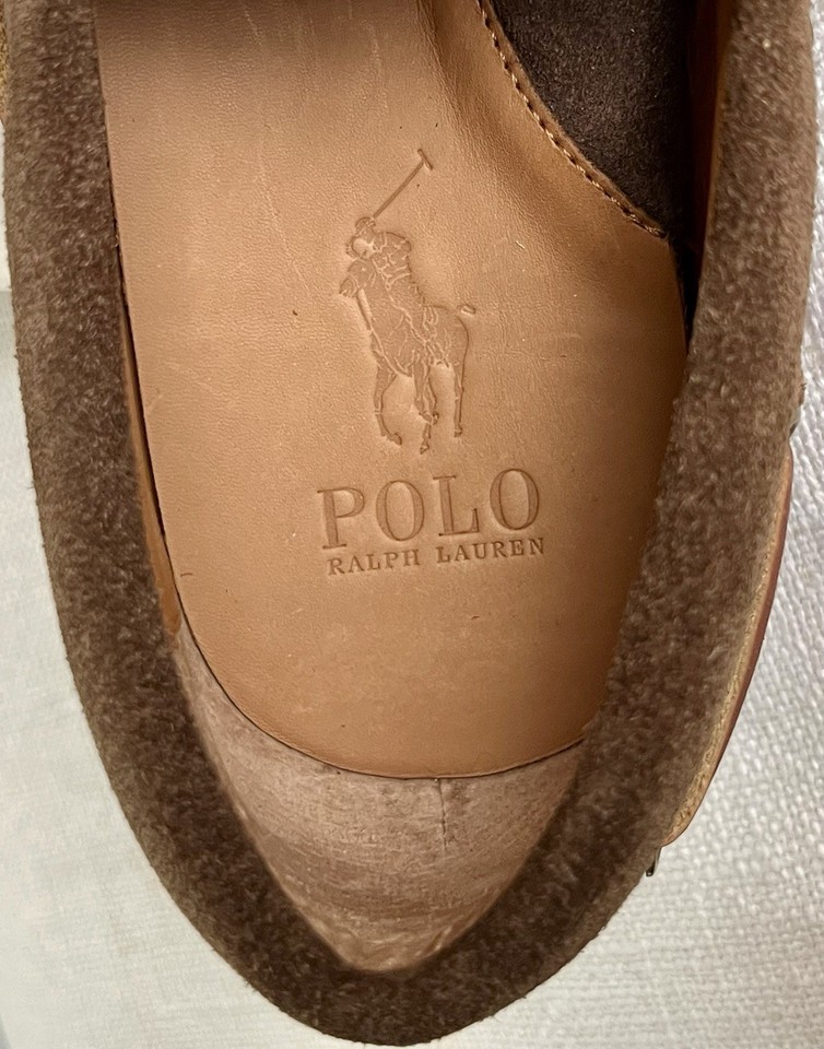 Polo Ralph Lauren Chocolate Brown Suede “Ranger Deck” Shoes Vibram ...