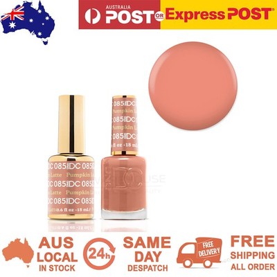 DND 085 Pumpkin Latte - DC Collection Nail Gel & Lacquer Polish Duo ...