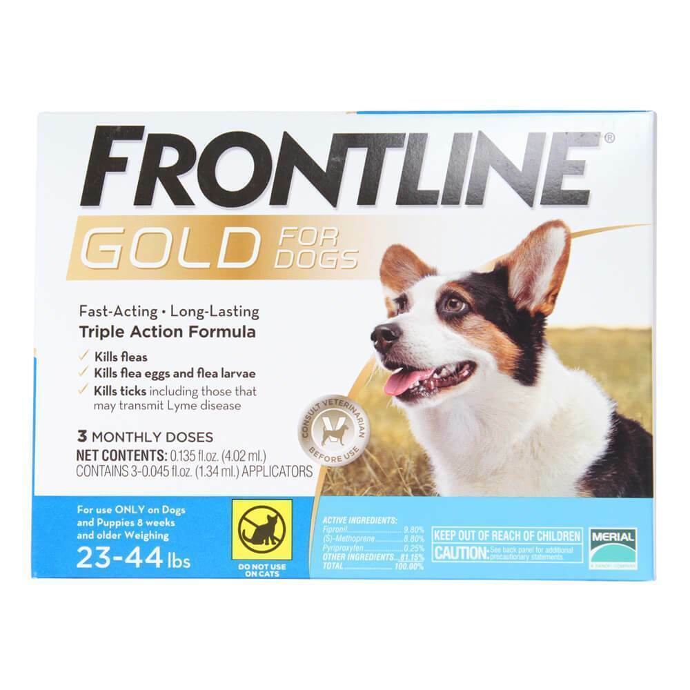 FRONTLINE Gold Flea & Tick Treatment for Medium Dogs 23-44 lbs for sale ...