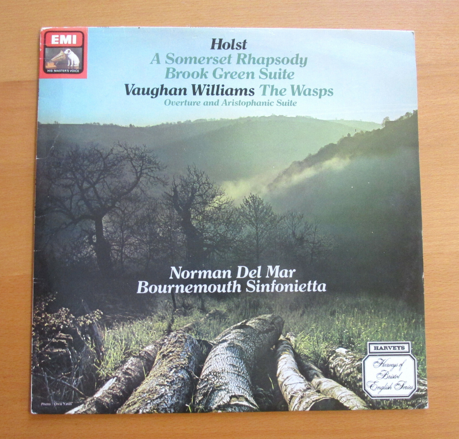 ASD 3953 Holst Somerset Rhapsody Vaughan Williams Wasps Norman De Mar ...
