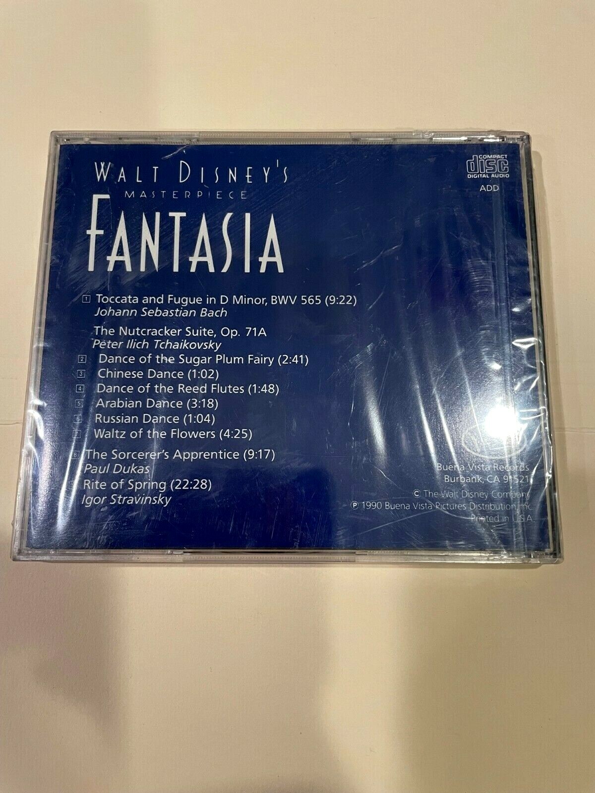 Walt Disney's Masterpiece Fantasia (CD, Disc 1) New Sealed | eBay