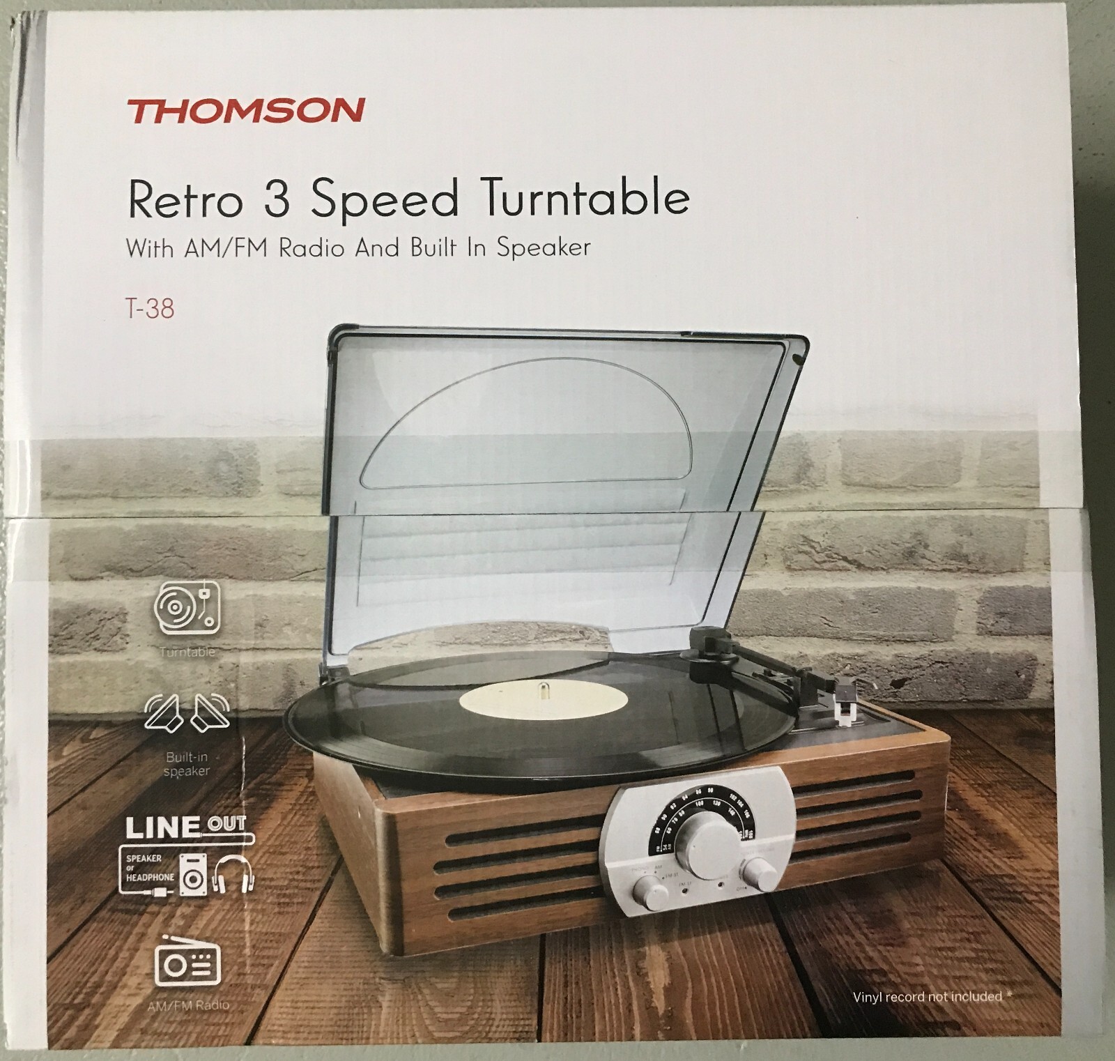Thomson Retro 3 Speed Turntable Player for sale online | eBay