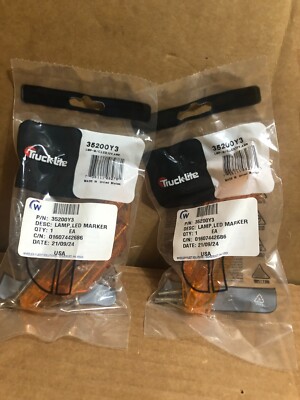 Truck-Lite Amber Truck Lite LED Marker 35200Y LOT OF 2x | eBay