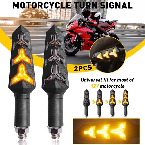 For Kawasaki Ninja 250R 500R 650 650R?Flowing LED Turn Signals Blinker ...