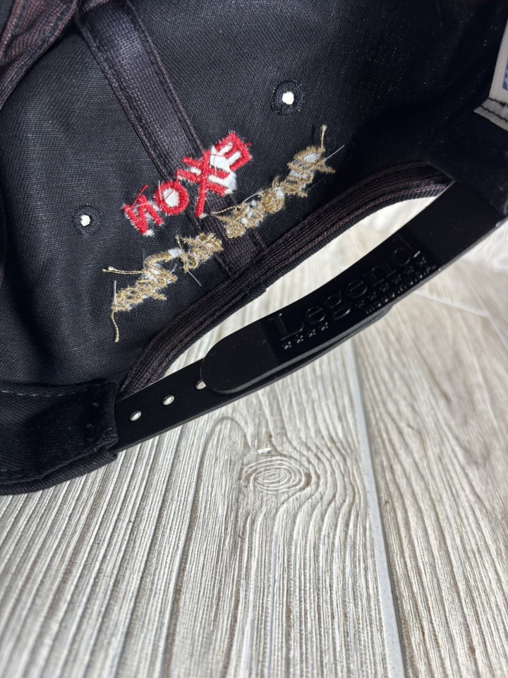 Elite Exxon Tiger Hat Snapback Legend Cap Embroidered Words Logo Black ...