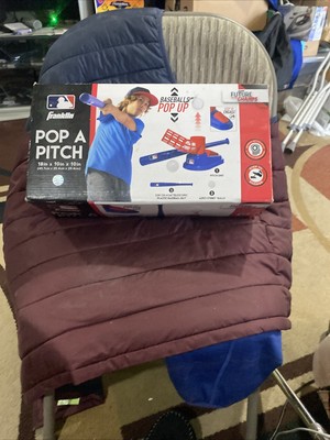 Kids Baseball Toy - Pop A Pitch Pitching Machine with Bat and 3 Plastic ...