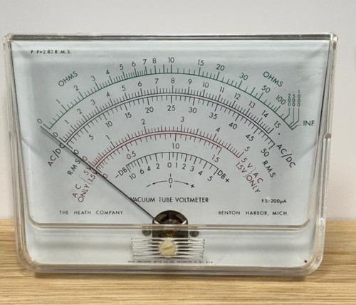 Heath VTVM Vintage Vacuum Tube Voltmeter - Heath Part | eBay