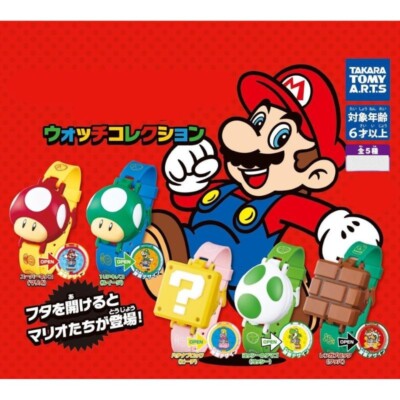 Super Mario Montre Collection Tout 5 Types Ensemble Figurine Capsule ...