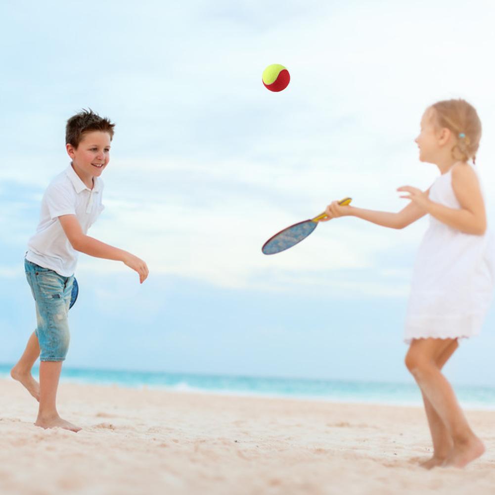 6 Pcs Practice Tennis Balls Beach Tennis Paddle Ball Soft Training ...