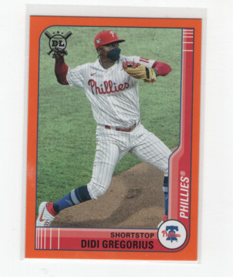 2021 Topps Big League Orange Didi Gregorius #57 Phillies | eBay