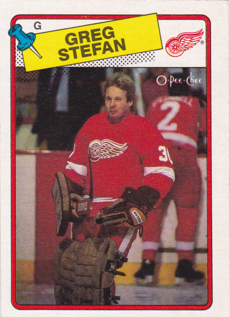 88/89 OPC..GREG STEFAN..CARD # 68..RED WINGS..FREE COMBINED SHIPPING | eBay
