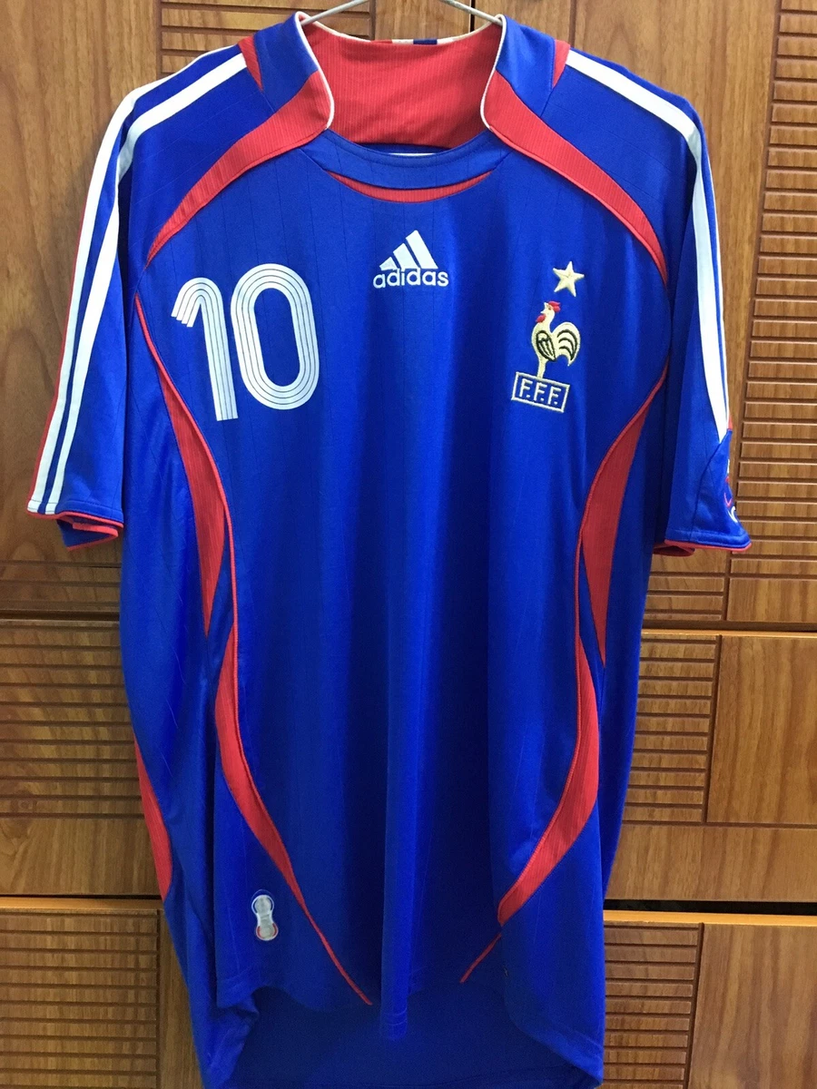 FRANCE 2010 WORLD CUP SOUTH AFRICA JERSEY AUTHENTIC ADIDAS