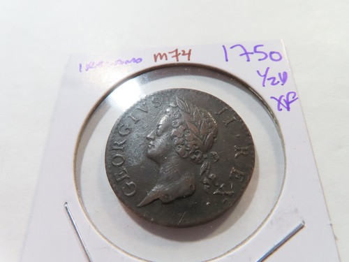 M74 Ireland 1750 1/2 Penny XF | eBay
