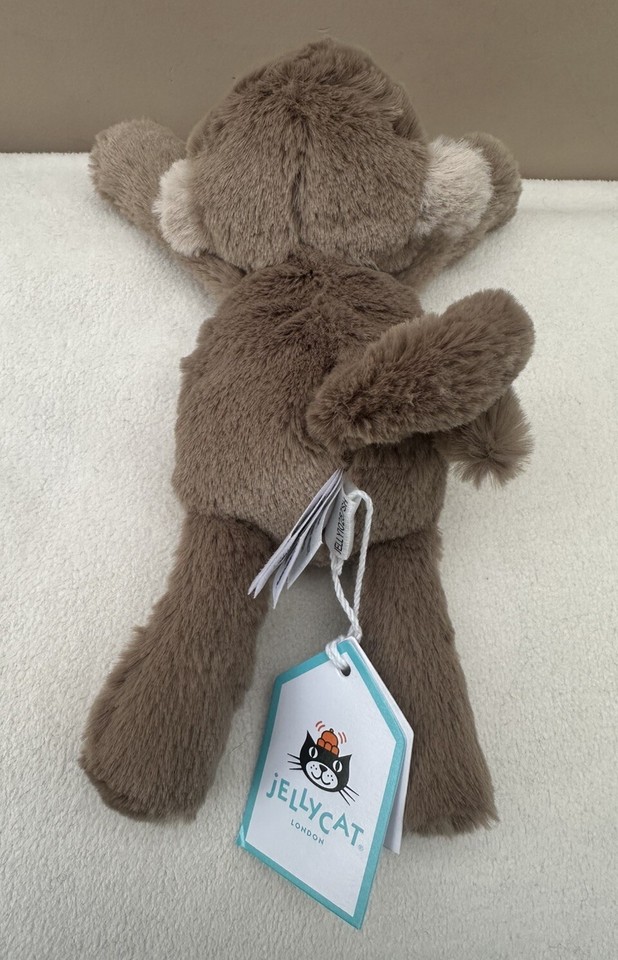 NEW Jellycat Tiny Smudge Monkey Soft Toy Brown Super Soft Comforter Plush BNWT | eBay UK