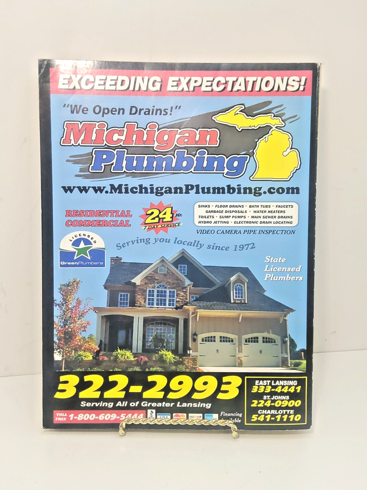 2012-2013 Greater Lansing MI AT&T Telephone Directory The Real Yellow ...