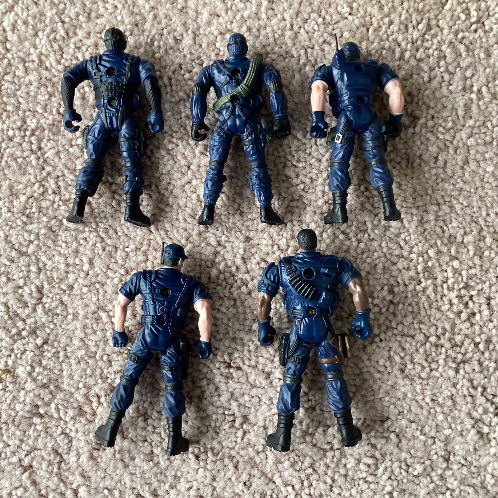Vintage Chap Mei Action Figure Police Officer Swat - Set of 6 | eBay