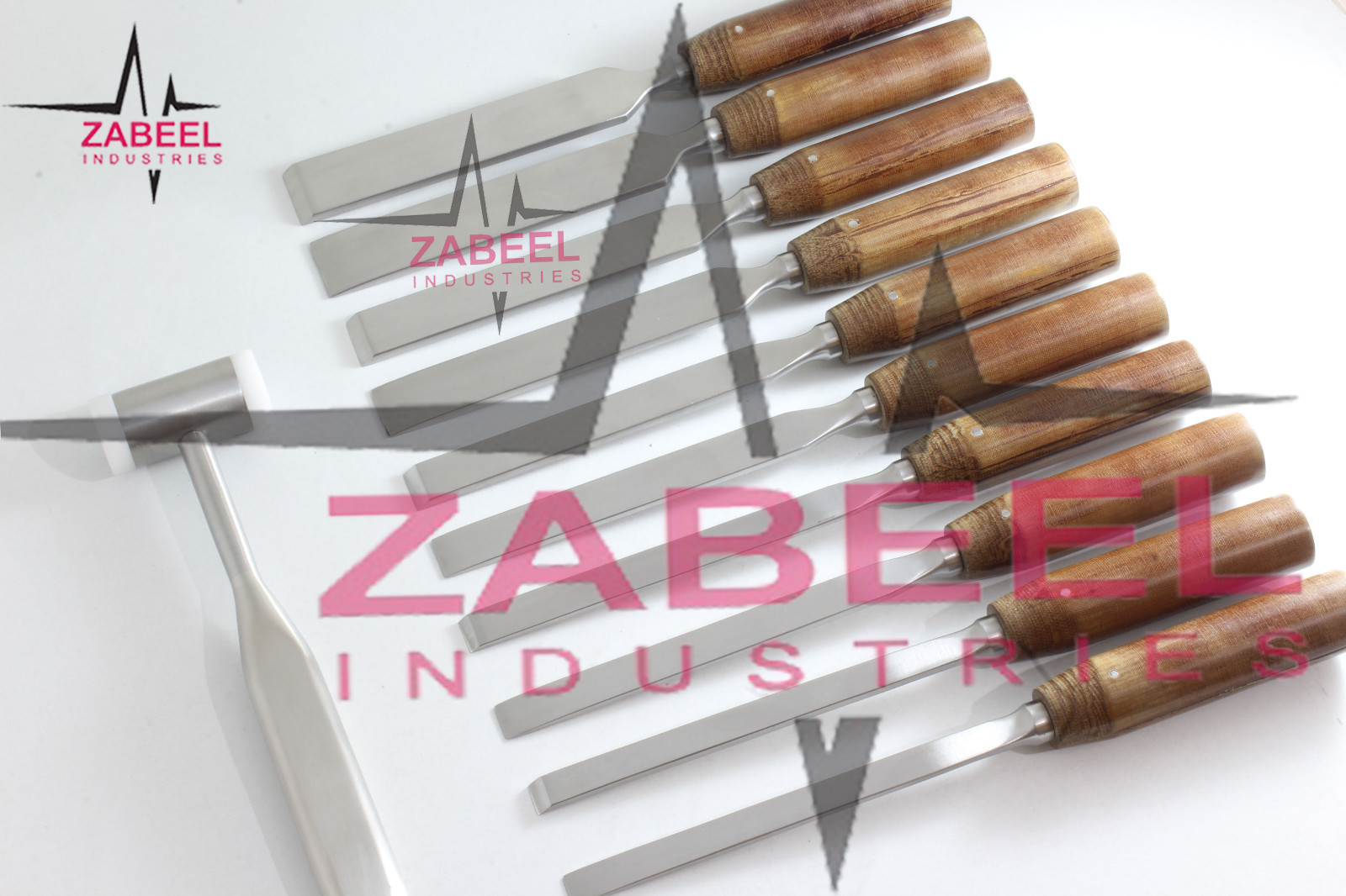 Capener osteotome chisels & mallet fiber handle Surgical Veterinary ...