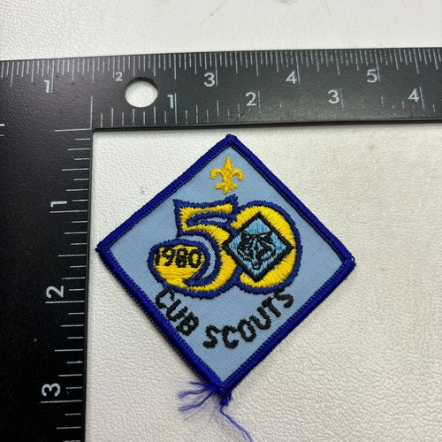 Vintage 1980 50th Anniversary CUB SCOUTS Patch T093 | eBay