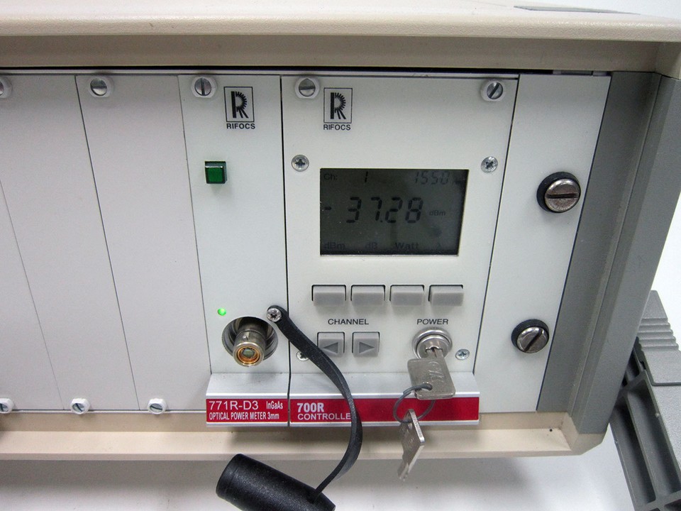 RIFOCS 702R-19 OPTICAL POWER METER 771R-REM 700R 781RL-13/15 RETURN ...