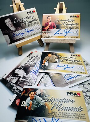 2008 SIGNATURE & LEGENDARY MOMENTS PBA BOWLING AUTOGRAPH CARDS YOUR ...