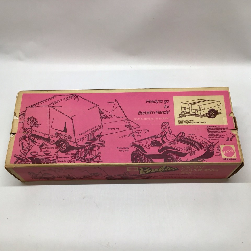Vintage 1972 Mattel BARBIE Goin' Camping Set Breezy Buggy & Tent ...