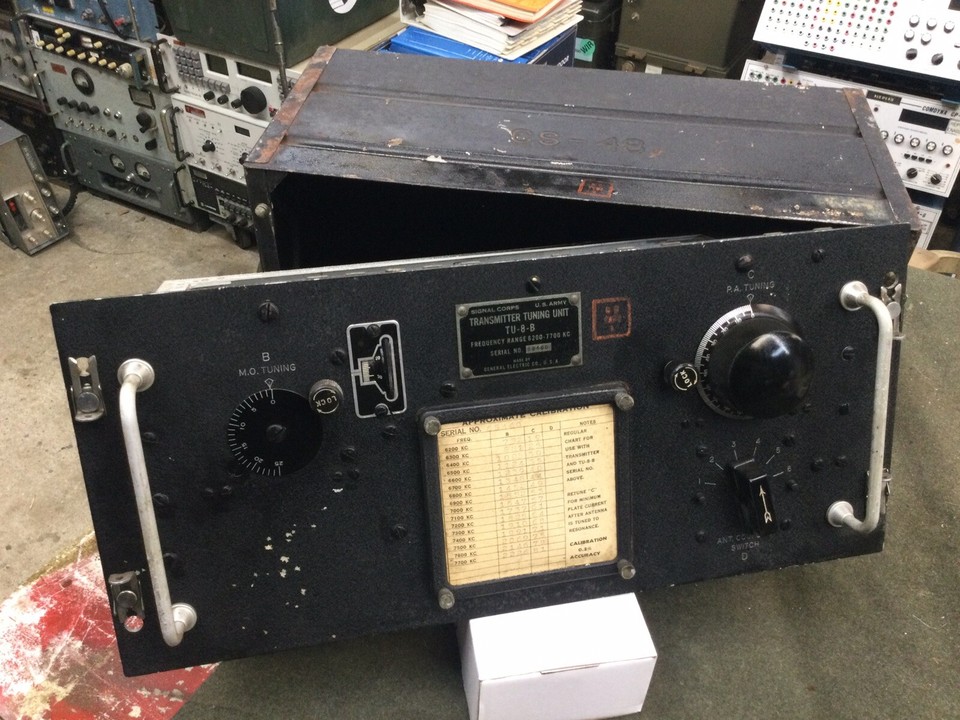 Military Radio WwII Aircraft Bc375 Transmitter Tuning Unit Tu-8-b 6.2-7 ...