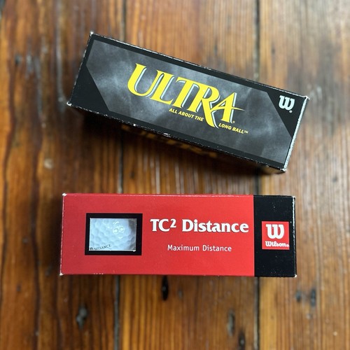 Bundle NOS NEW Wilson Golf Balls: Ultra 3 pack & TC2 Distance 3 pack | eBay