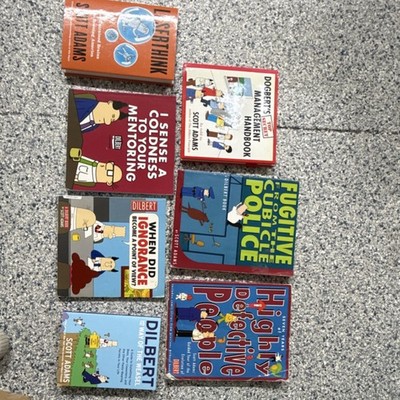 Dilbert Comic Book Lot of 7 by Scott Adams Softcover Featuring Dilbert ...