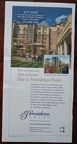 Providence Point Senior Living Community, Pittsburgh Pennsylvania 2019 ...