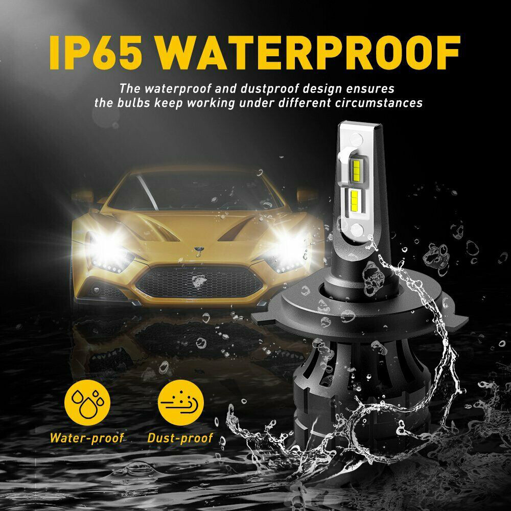 AUXITO H4 9003 LED Headlight Kit Light Bulbs High Low Beam 6000K HB2 ...