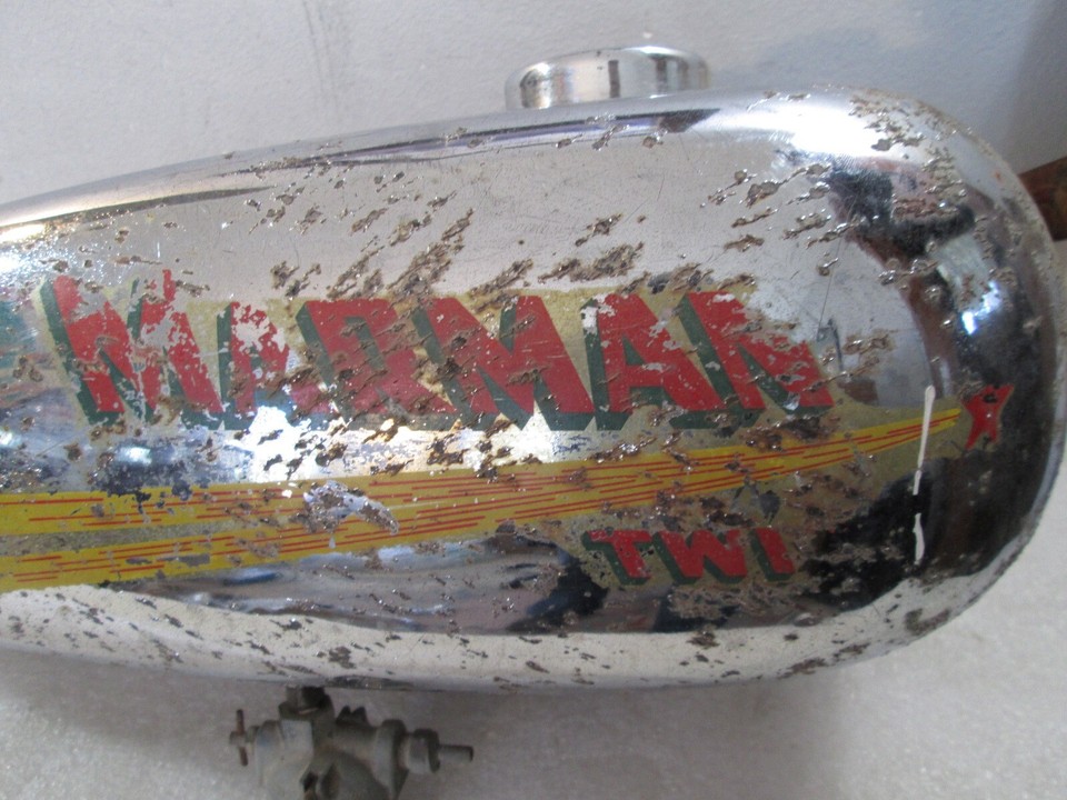 1947-1948 Vintage Marman Twin motorcycle bicycle fuel tanks, RARE!!! | eBay