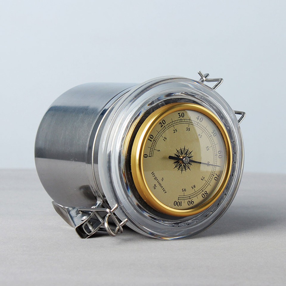 MUXIANG Stainless Steel Humidor humiditer jar for Cigar Tobacco with ...