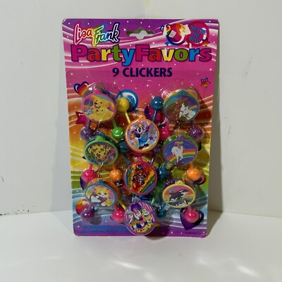 Vintage Lisa Frank Party Favor Clickers Toy New Seal On Card 90s | eBay