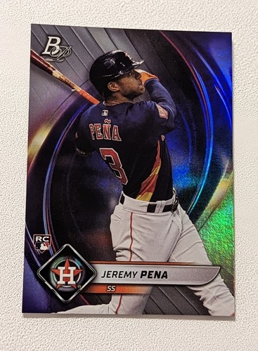 Jeremy Pena 2022 Bowman Platinum Rookie RC Card #98 Houston Astros | eBay