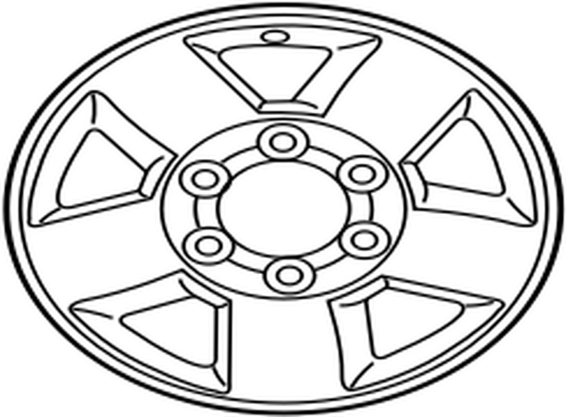 42611-35500 Toyota Wheel, disc 4261135500, New Genuine OEM Part | eBay