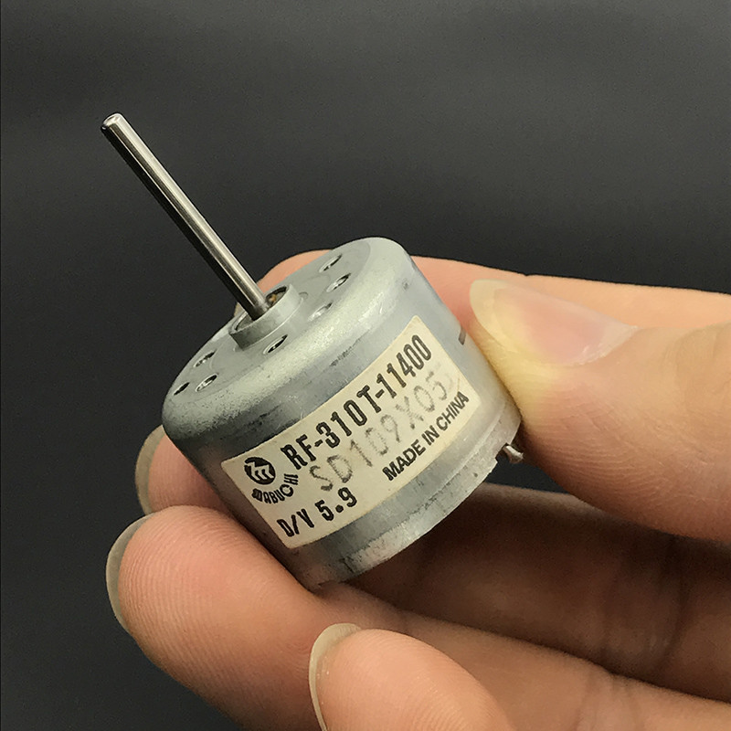 MABUCHI RF-310T-11400 DC 5.9V Micro Spindle Motor 22mm Long Shaft 2mm ...