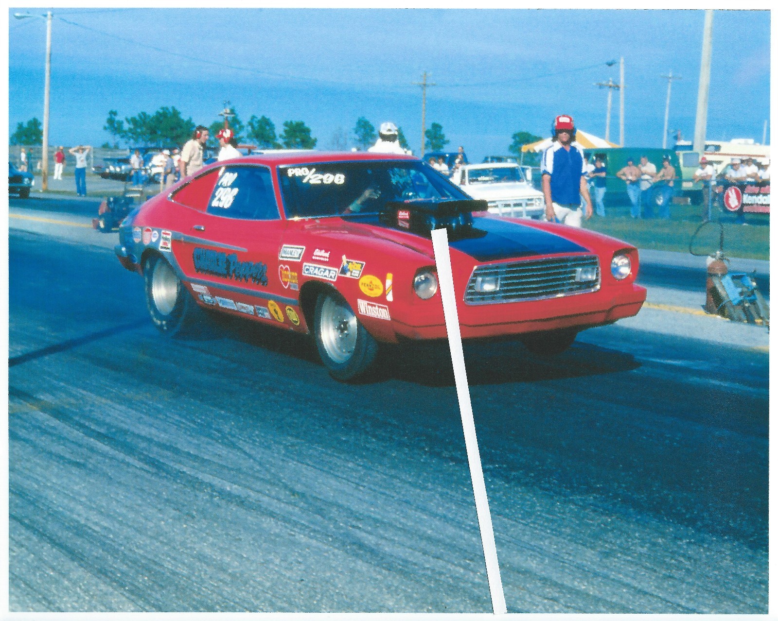 1970s NHRA Drag Racing-Charlie Peppers-Pro Stock Mustang II-DeSoto ...