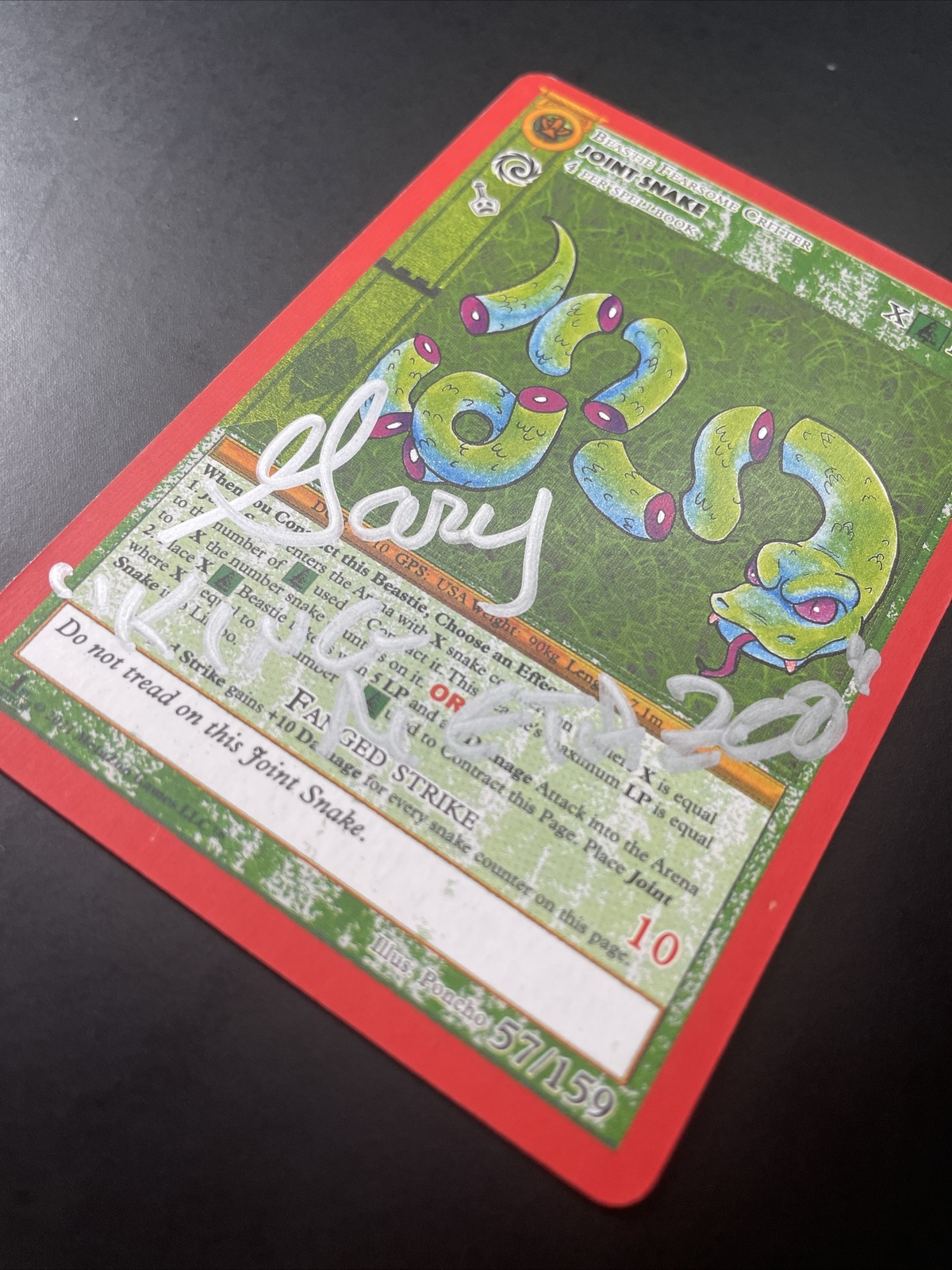 King MetaZoo Joint Snake Signed by Gary Haase King Pokemon | eBay