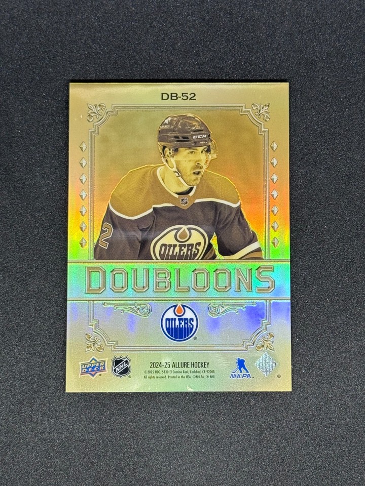 2024-25 Upper Deck Allure Doubloons Evan Bouchard #DB-52 CASE HIT | eBay