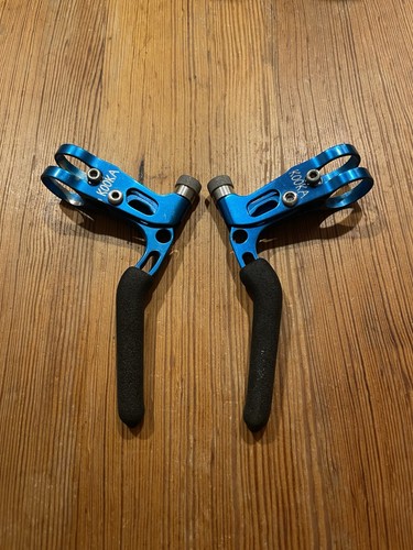 Kooka Components Kooka-Racha Brake Levers, Turquoise Anodize - Vintage ...