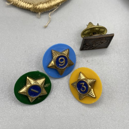 Vintage BSA Boy Scouts of America Insignia Pins patch Bear Wolf Tiger ...