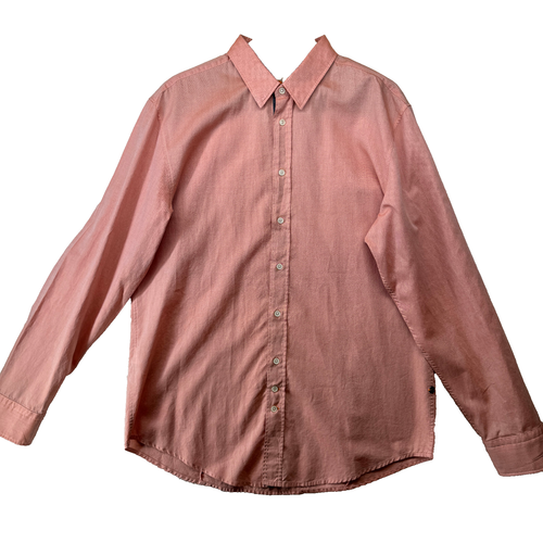 Hugo Boss Orange Label Men's Size XXL Pinpoint Flip Cuffs Long Sleeve ...