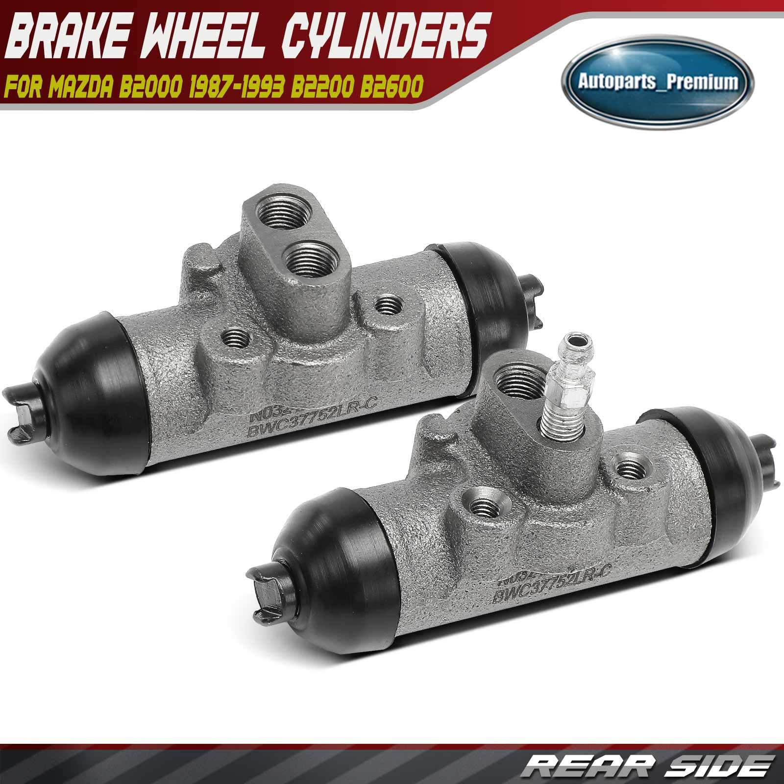 2x Rear Driver & Passenger Side Brake Wheel Cylinder for Mazda B2000 ...