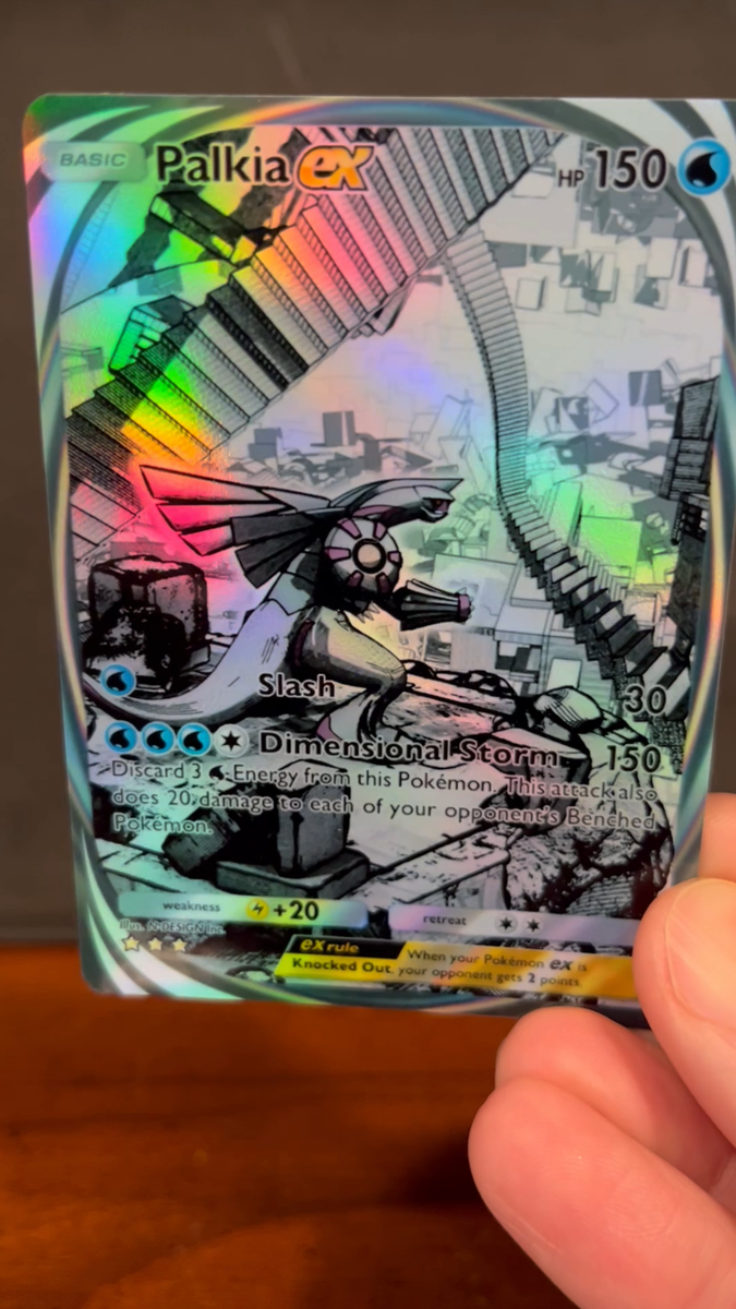 Cartao Pokemon Palkia Ex BREAKDOWN Of PALKIA EX | Space Time Smackdown